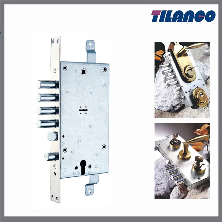 Italian Style CE Approved Double Bitted Key Lock Body for Armoured Door