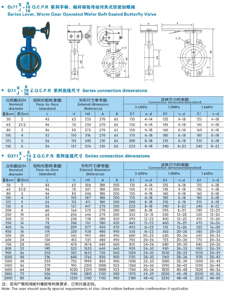 Dn400 Epdm Lined Pnuematic Wafer Type Butterfly Valve - Buy Pnuematic ...