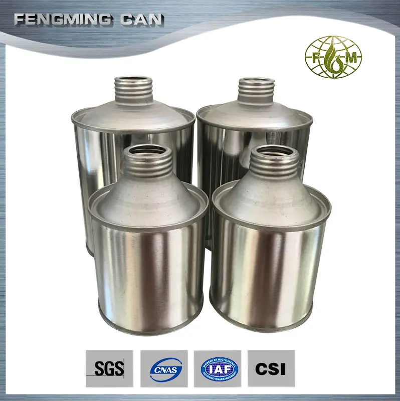 250ml 500ml 1000ml Round Solvent Glue Tin Can With Screw Neck,Pvc/upvc ...