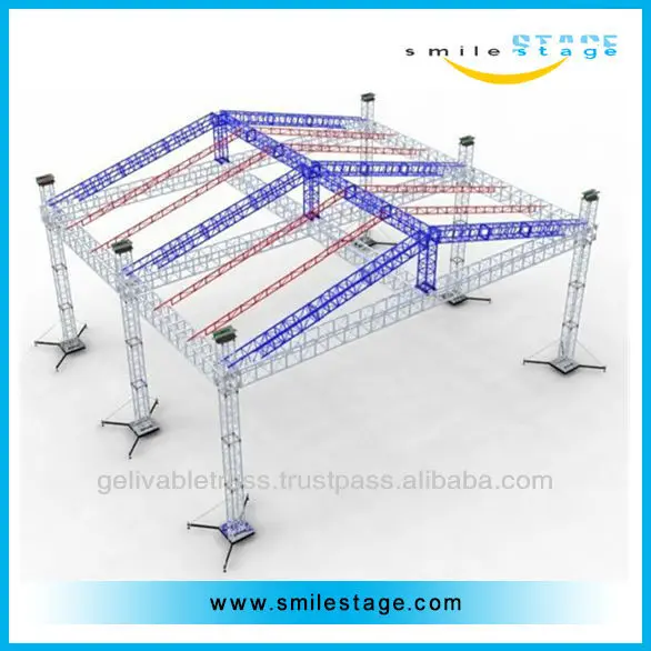 Steel Structure Steel Pipe Truss Stage Roof Truss Systems - Buy Roof ...
