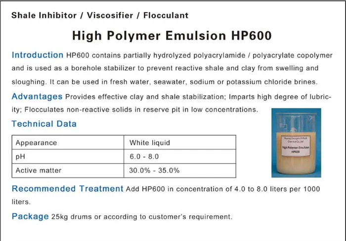 Partially Hydrolyzed Polyacrylamide / Polyacrylate (phpa) Copolymer ...