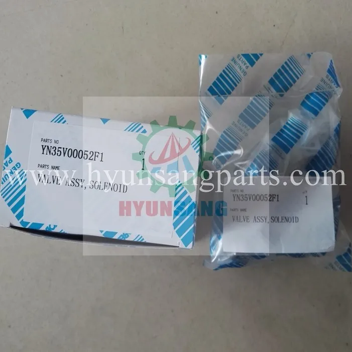 Hyunsang Excavator Parts Solenoid Valve Yn35v00052f1 Yn35v00052f2 ...