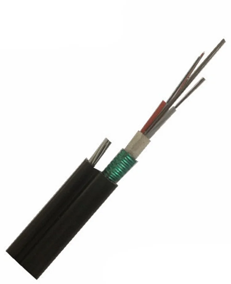 Outdoor Armoured Figure 8 Self Supporting Aerial Fiber Optic Cable ...