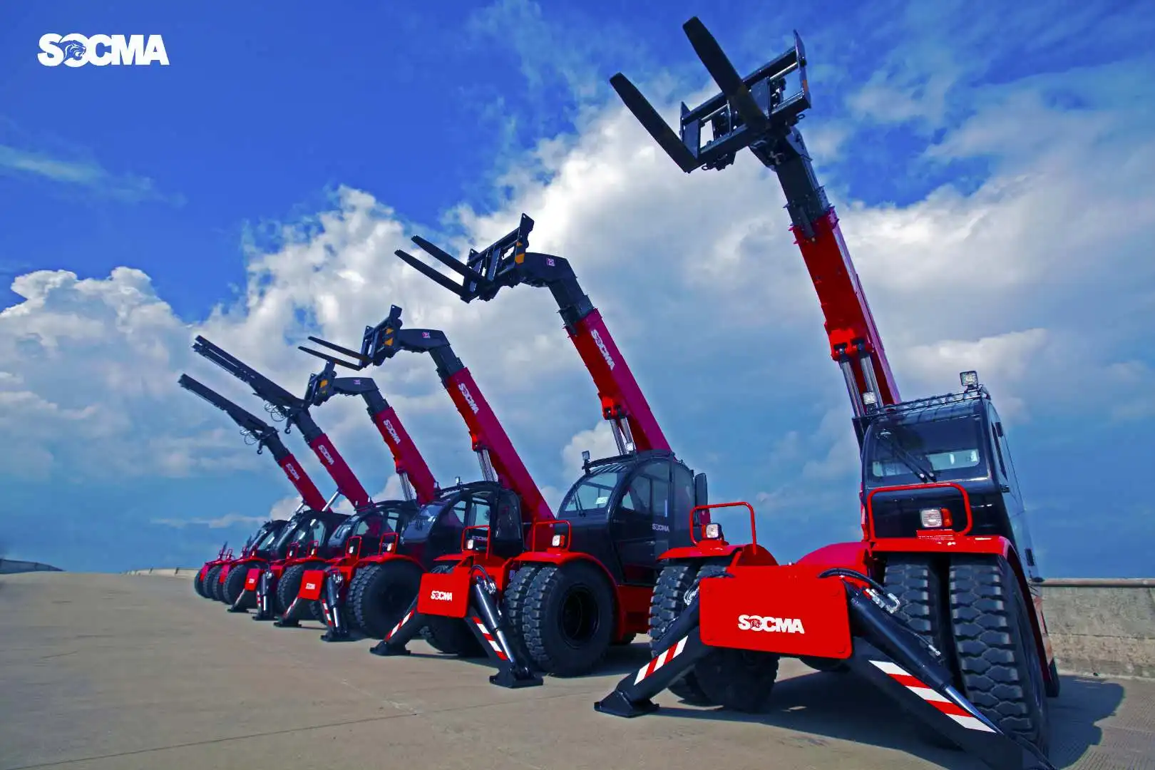 Hnt80h Telescopic Handlers 8t 4wd With Outrigger - Buy 8 Ton ...