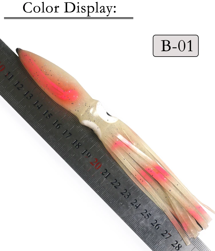 Rubber Squid Skirts 18.5cm 19.5cm - Effective Fishing Lures