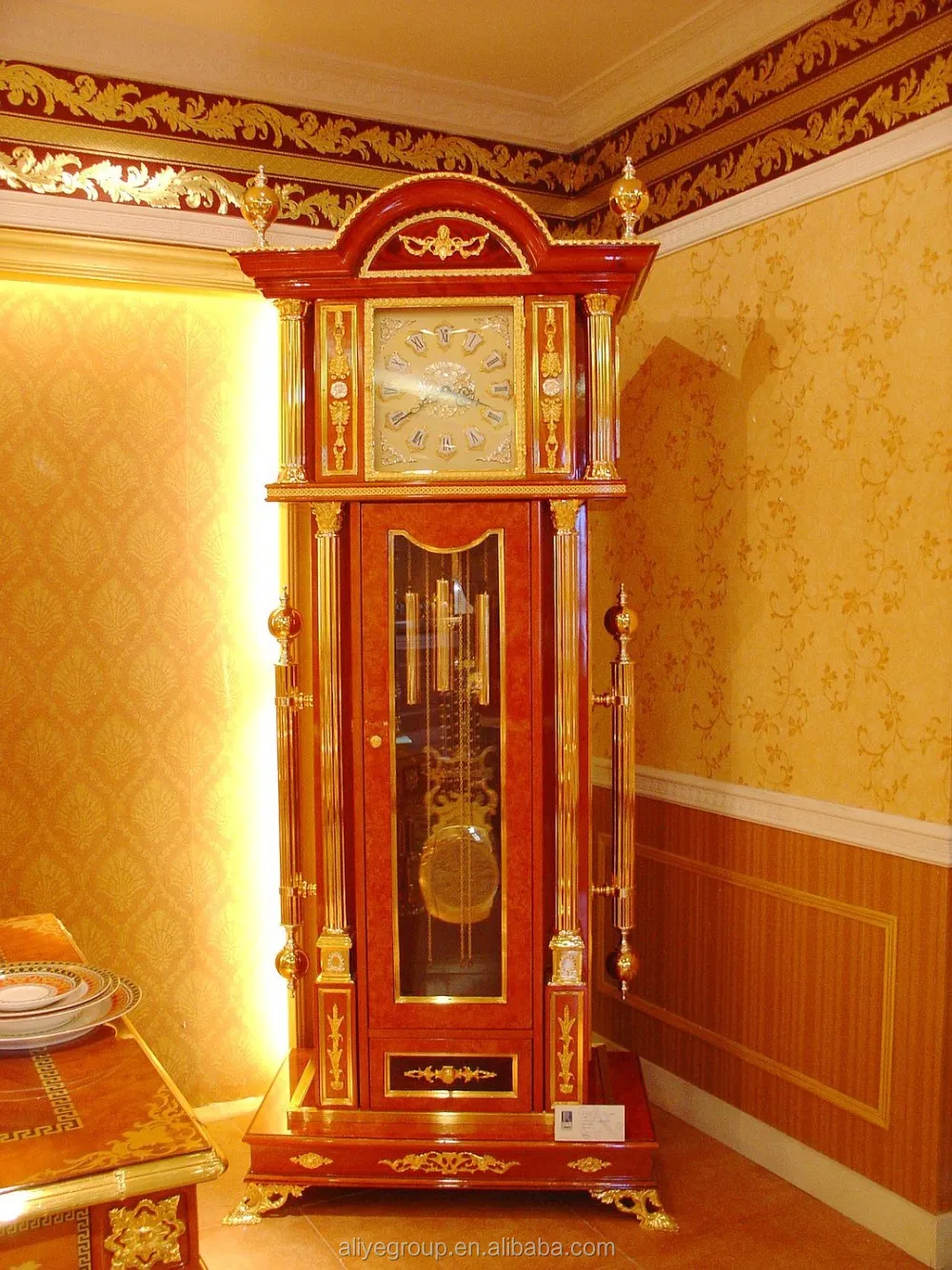 Unique Hot Selling Pendulum Church Style Retro Standing Clock Mbk-0733 ...