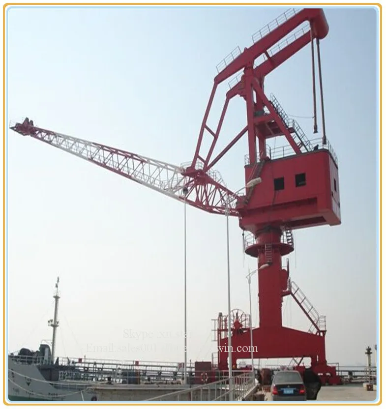 Electric Jetty Crane With Grab For Bulk Cargo - Buy Jetty Crane With ...