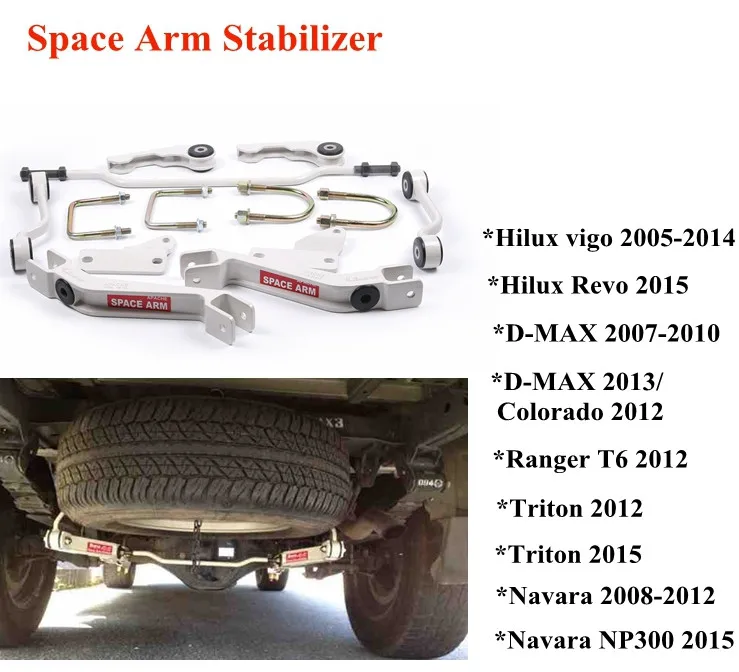 4x4 Stabilizer Space Arm under Brace Apache for Hilux Revo 2015+