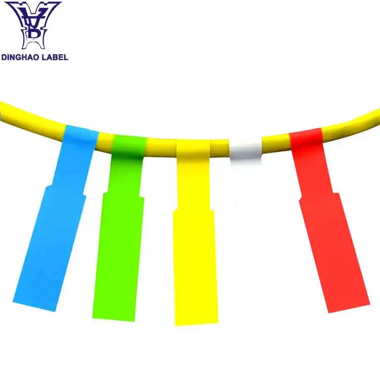 Custom Colored Printed Cable Wire Tag Stickers - Buy Cable Sticker,Wire ...