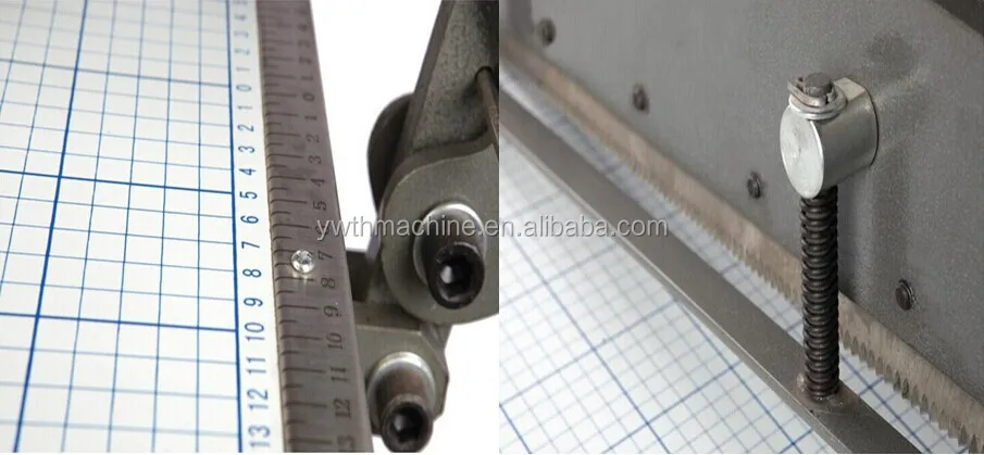50cm Hand-Operated Textile Swatch Pinking Machine Cloth Cutting ...