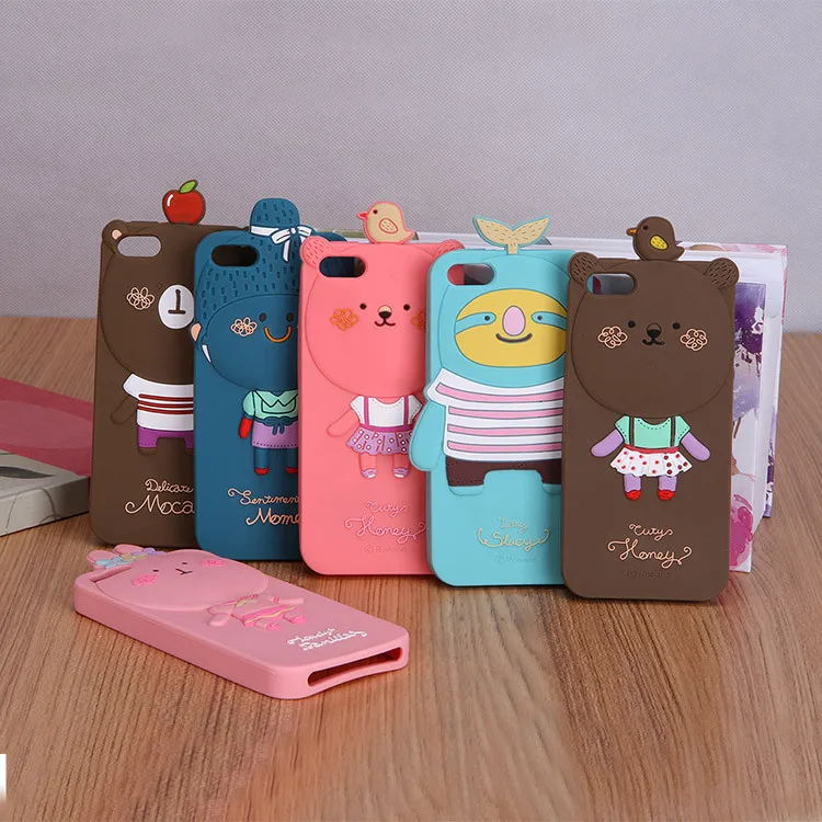 Custom Design Phone Case,Silicone 3d Cartoon Cell Phone Case - Buy 3d ...