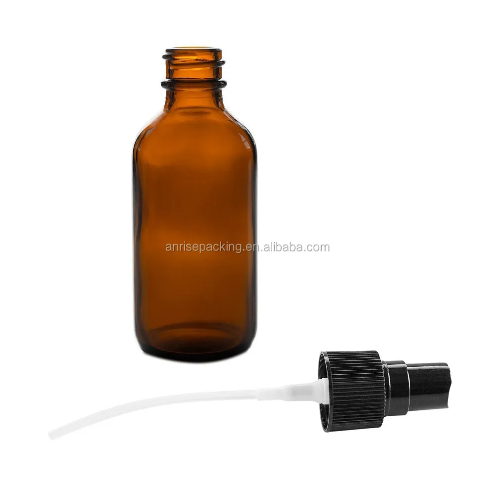 High Quality Amber Glass Bottle 2 Oz 60 Ml Glass Spray Bottle For ...
