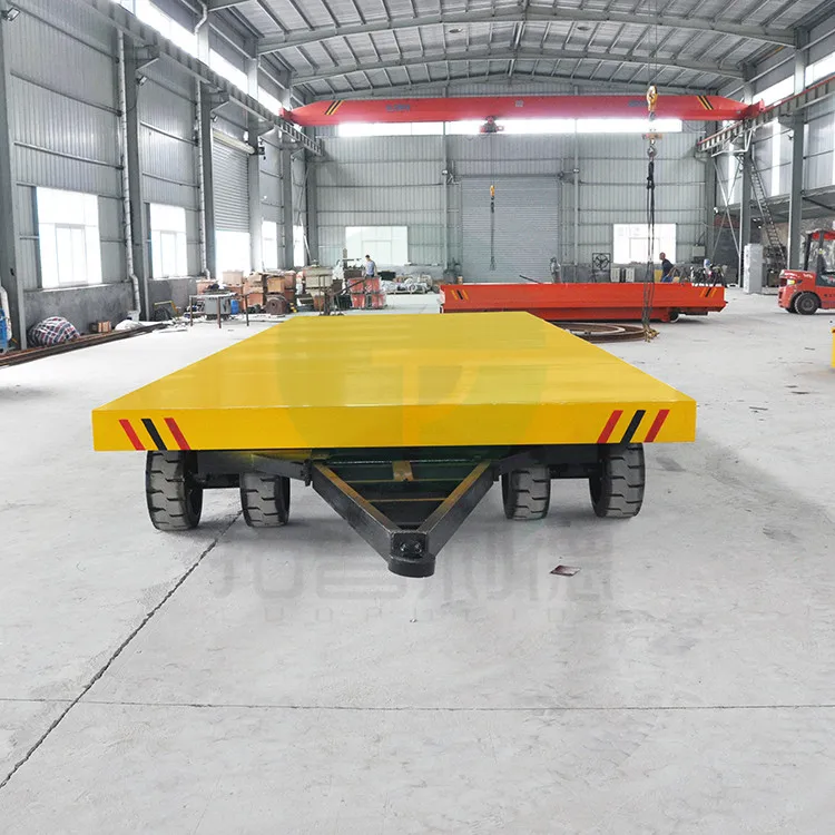20ft 30tons Turntable Trailer Drawbar Flatbed Container Full Trailer ...
