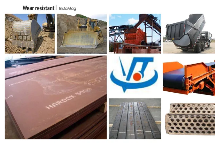 Ar400 Ar500 Wear Abrasion Resistant Steel Plate / Abrasion Resistant ...