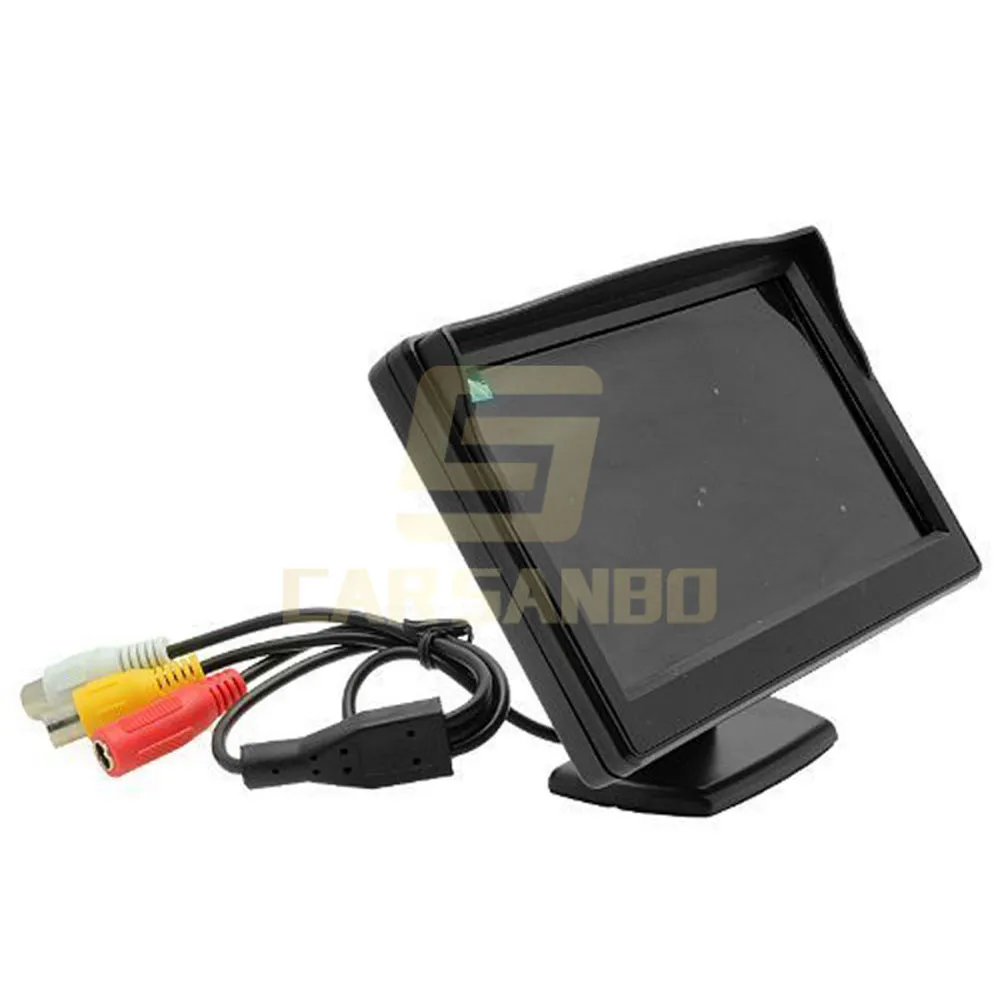 Ts530 Car Monitor 5 Inch Vehicle Display Visor With Osd Button Control ...