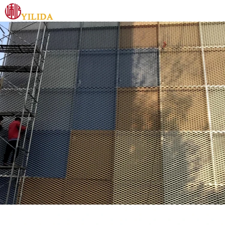 Aluminum Expanded Metal Wire Mesh Fireproof Ceiling