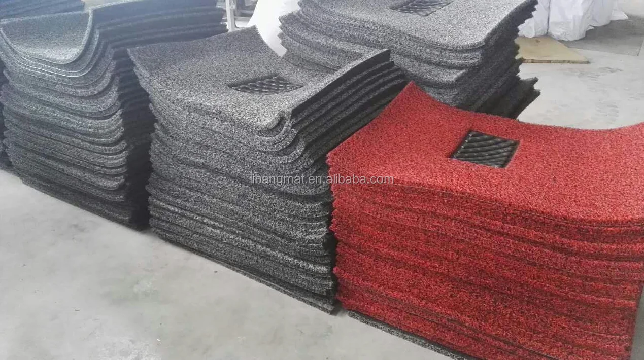 New Design Pvc Coil Car Mat Roll Foot Mat Car Carpet 18mm - Buy Pvc ...