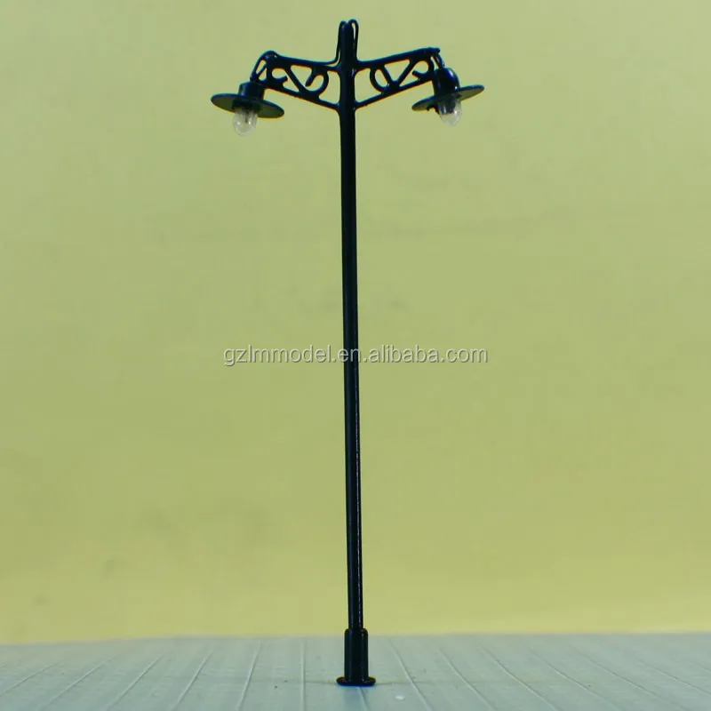 8.5cm 108 Ho Scale Copper Lamp Garden Lamppost Model For Train Layout ...