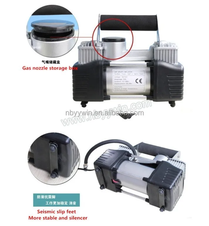 Dc 12v 150psi Double Cylinders Car Air Compressor - Buy Double Cylinders Auto Air Compressor,12v ...
