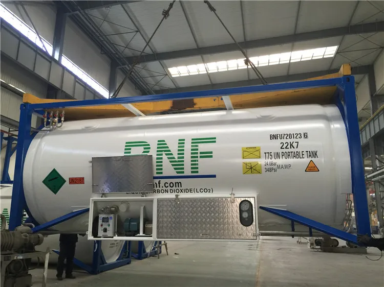 ISO Certified 20 Tons LNG Gas Storage ISO Tank - High Quality