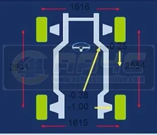 AA4C 3D wheel alignment equipment for car