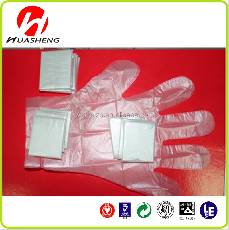 Cheap Polyethylene Disposable PE Gloves - Huasheng Brand