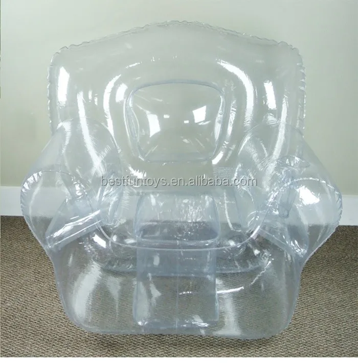 Heavy Duty Transparent Inflatable Single Sofa Crystal Clear Bubble ...