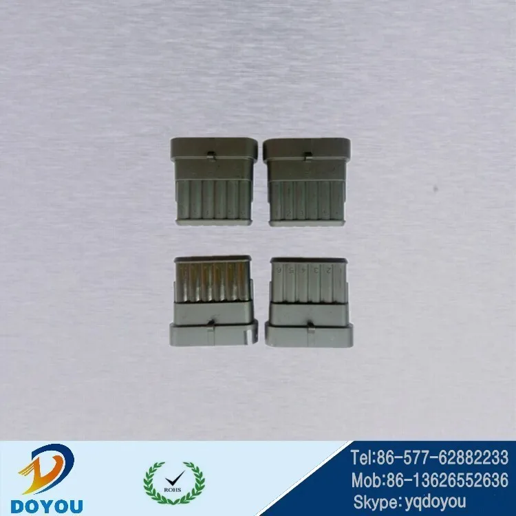 Amp 282090-1 Connector Wire To Wire Super Seal 1.5 Plug Female 6 Pin ...