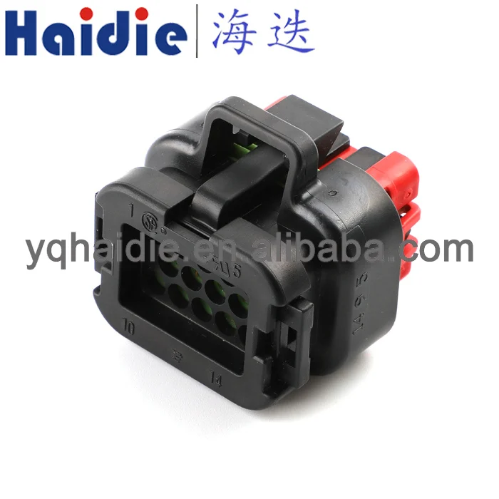 Haidie 14 Pin Ampseal Female Waterproof sealed Auto Electrical ...