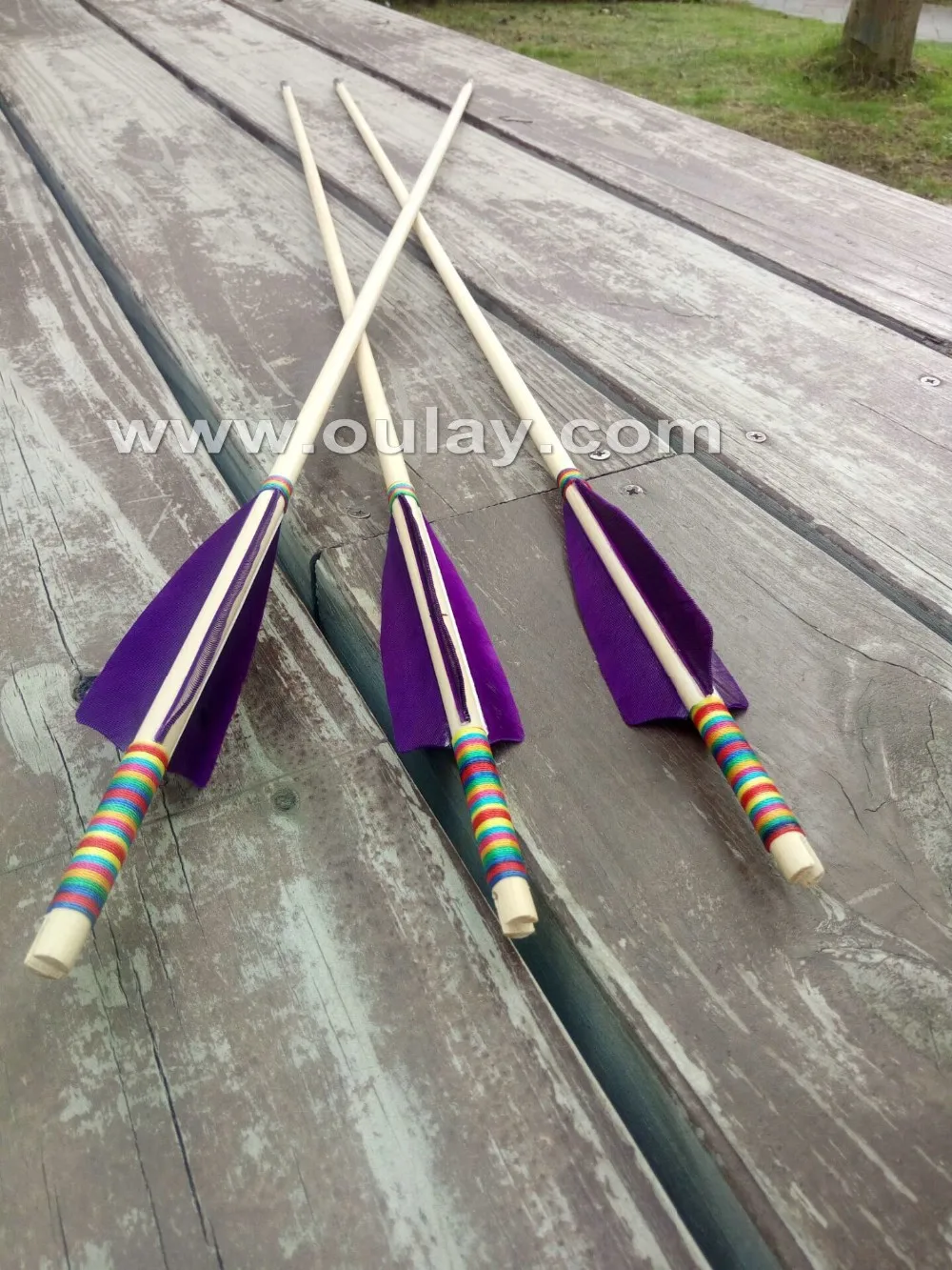 Archery Wood Arrows - Cedar 80cm, Perfect for Hunting