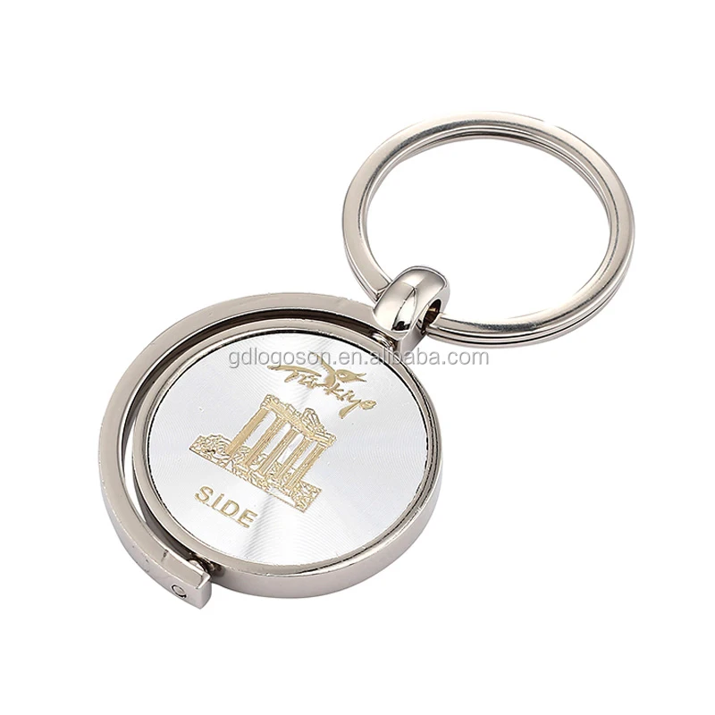 Business Logo Customization Souvenir Keyrings Wholesale Metal Keychains ...