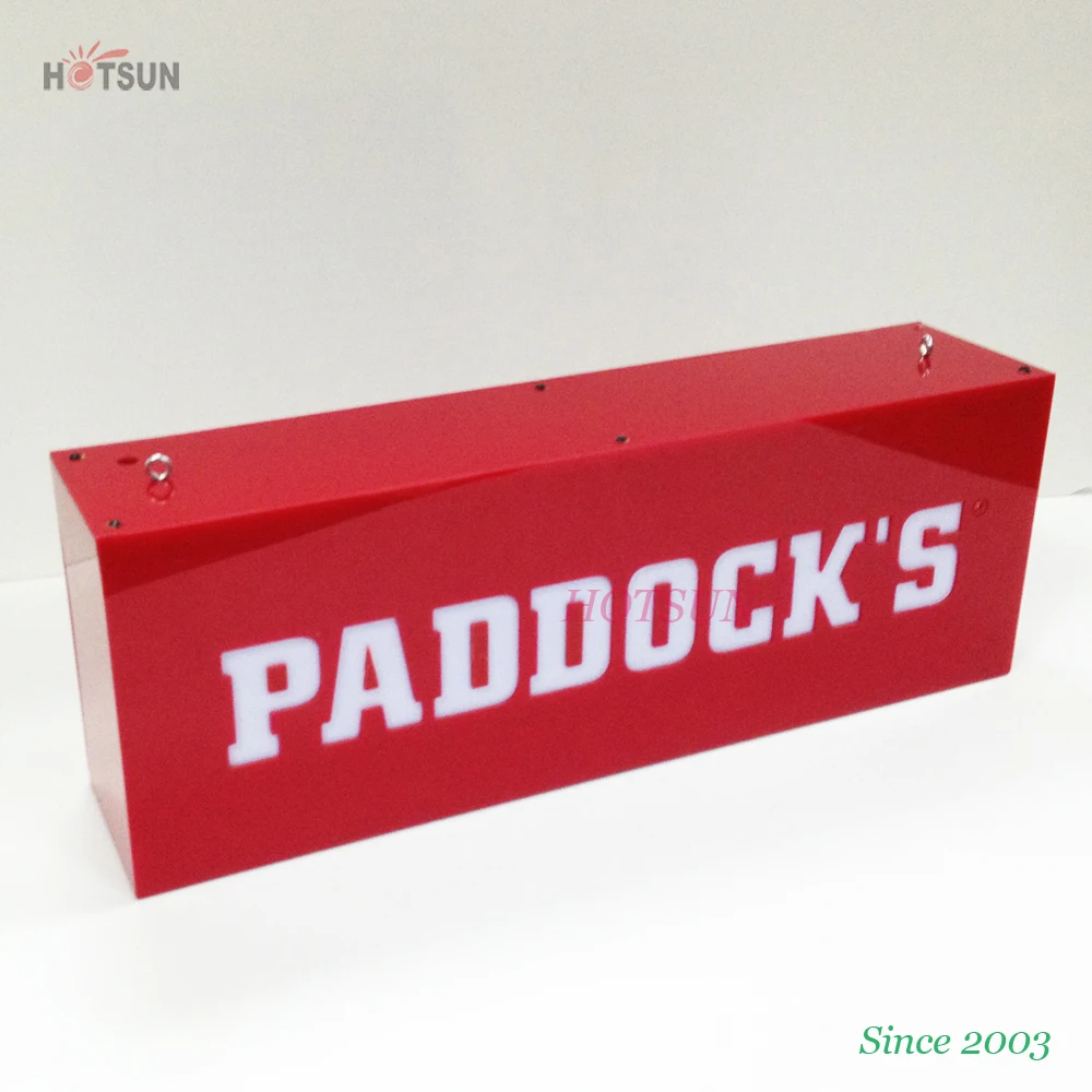 Custom Engraving Perspex Logo Sign Blue Led Light Acrylic Led Sign ...