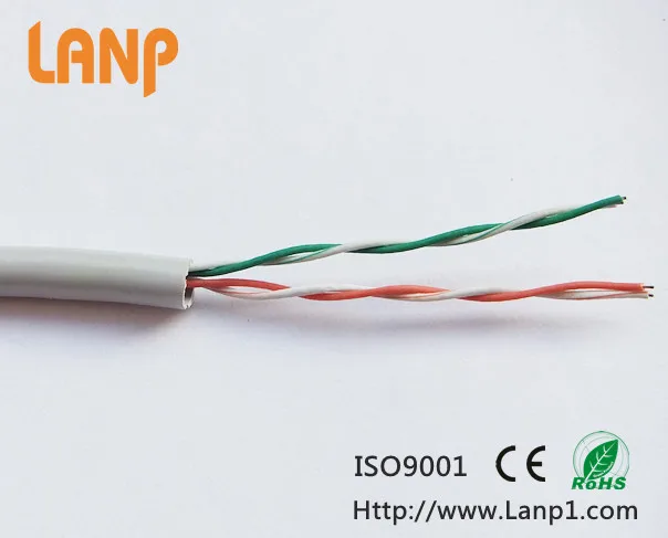 Telephone Cable CAT3 UTP/24AWG/2P 2*0.5MM COPPER - Lanp