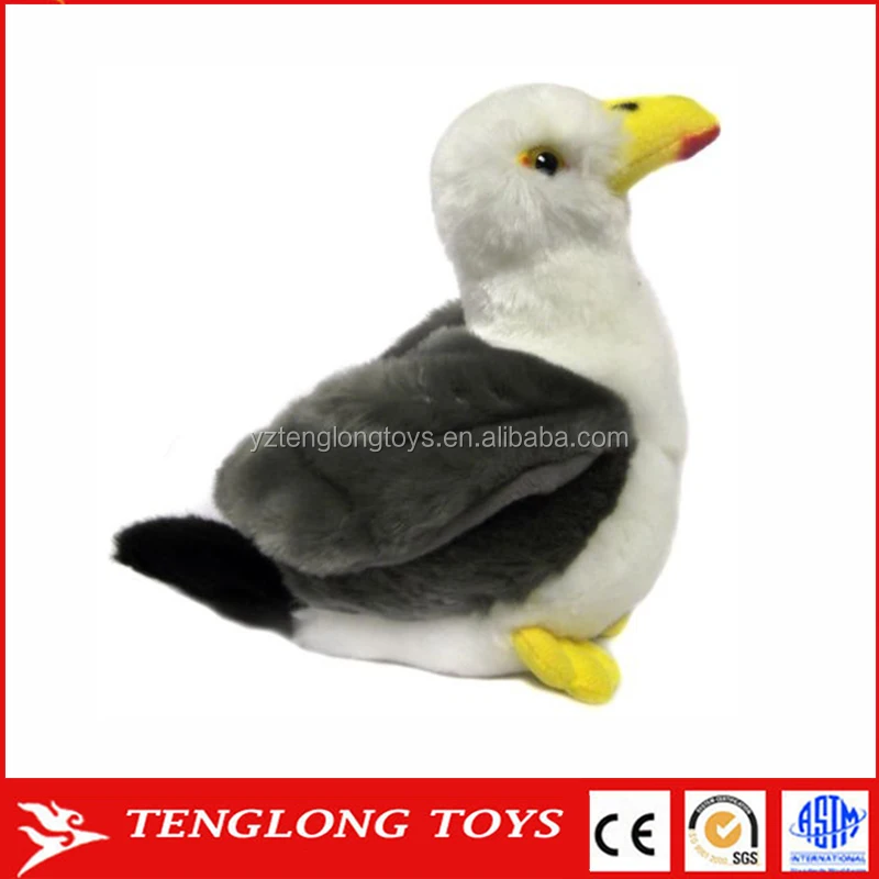 Promotional Custom Plush Stuffed Seagull Toy With Scarf Stuffed Seagull ...