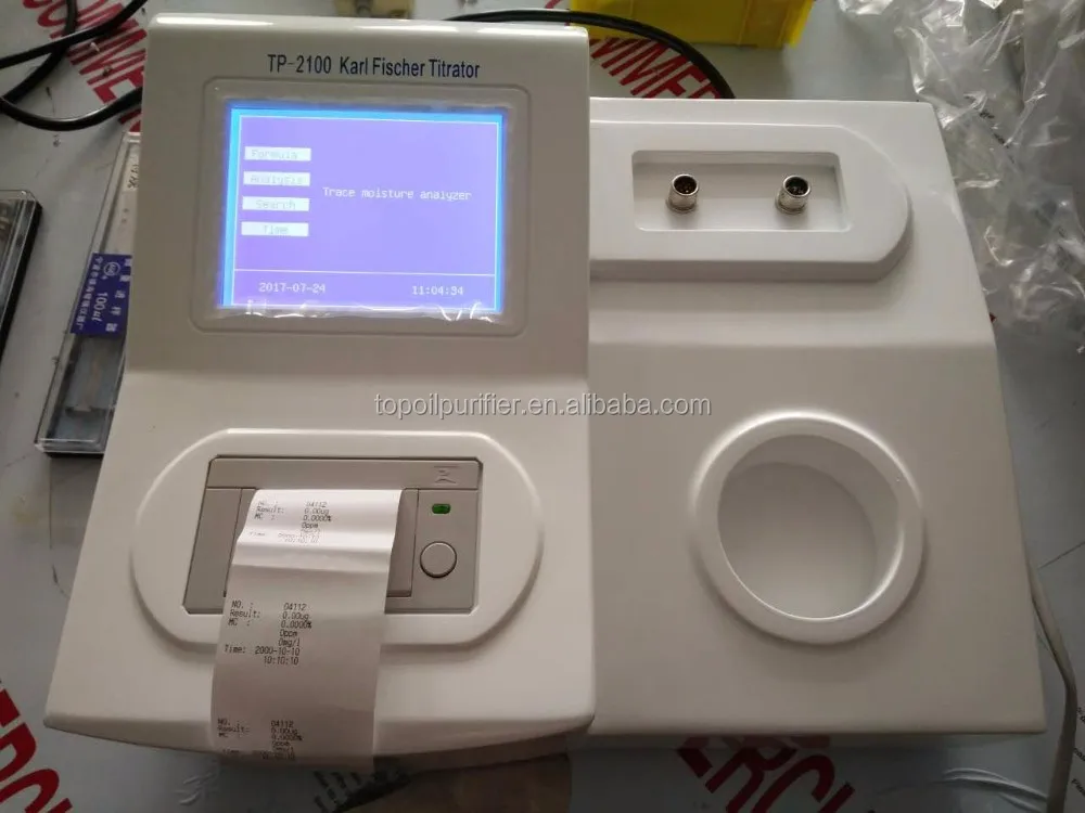 Astm D4377 Potentiometric Karl Fischer Titration Trace Moisture Tester ...