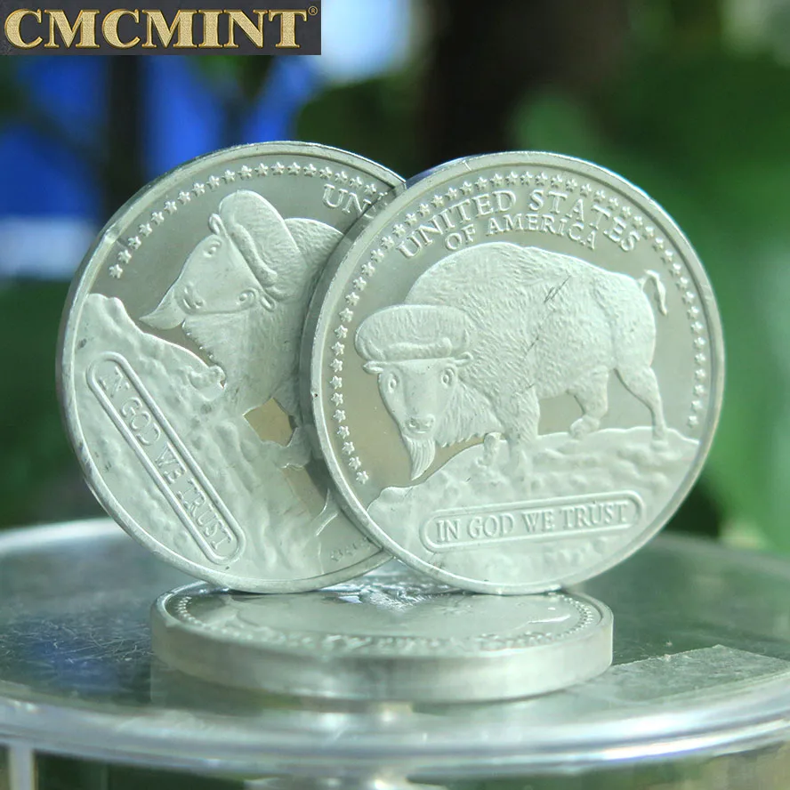 Pure Tin Ingot Tins Wholesale 1 Oz 999 Fine Tin Buffalo Indian Round ...