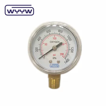 Oxygen Cylinder Pressure Gauge - Buy Oxygen Pressure Gauge,Oxygen ...