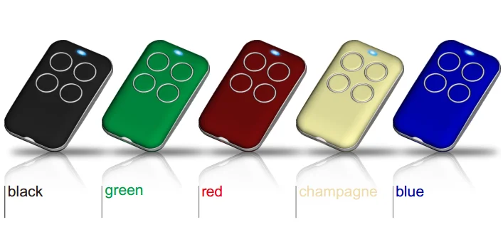 Waterproof Case 4 Button Wireless Remote Control Duplicator Code 433mhz Universal Remote Control ...