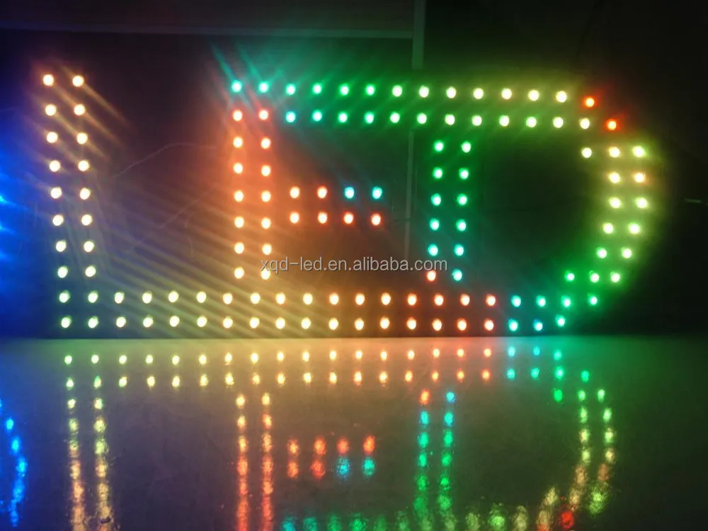 40mm Led Pixel Module Sm Flat Point Light 512/1914 Full Color Led 6led ...