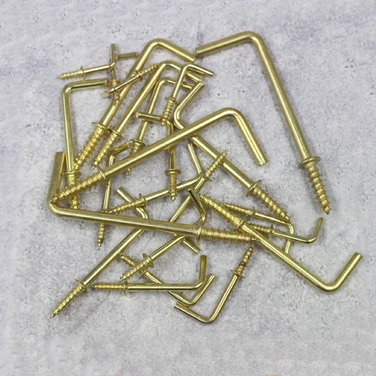 Wholesale Self Tapping L Shape Decorative Screw Hooks L Shaped Hook ...