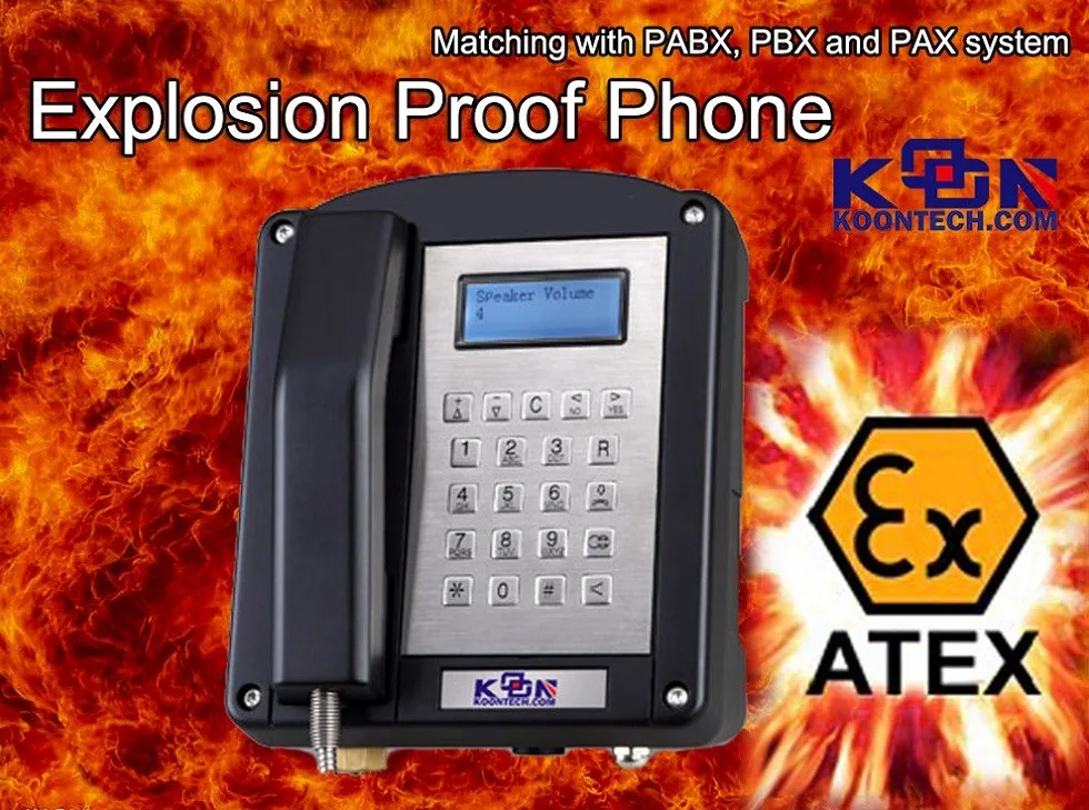 KNTECH Explosion Proof Telephone - Reliable Emergency Communication