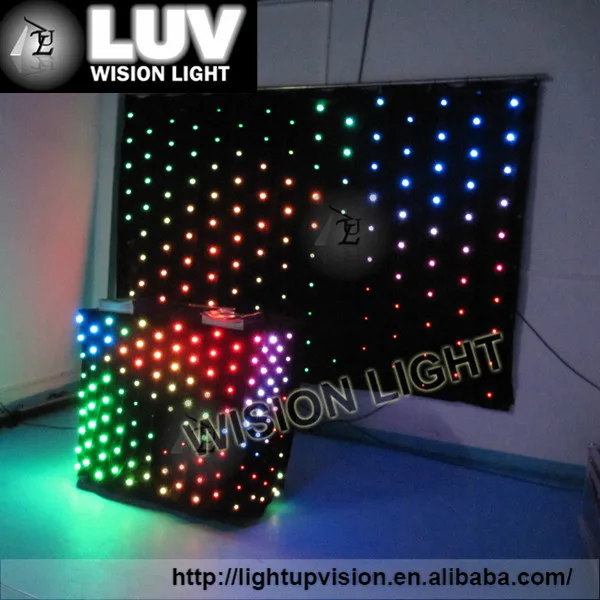 Flexible Led Dj Booth /background Curtain/stage Curtains - Buy Flexible ...