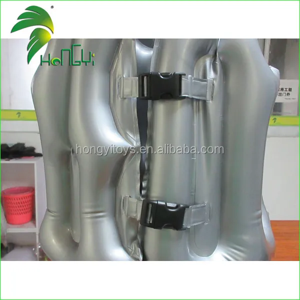 New Cool Inflatable Silver Helium Balloon / Costume Fat Suit / Wearable ...