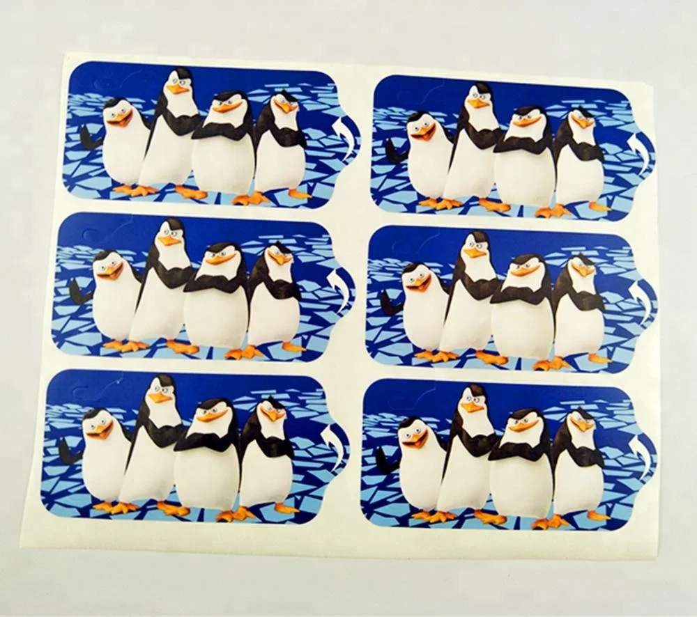 Custom Waterproof Resealable Adhesive Labels Stickers For Pocket Tissue ...