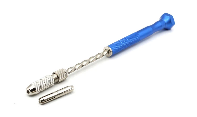 Mini Micro Spiral Hand Manual Push Drill Chuck Twist Pin Vise Bit - 0 ...