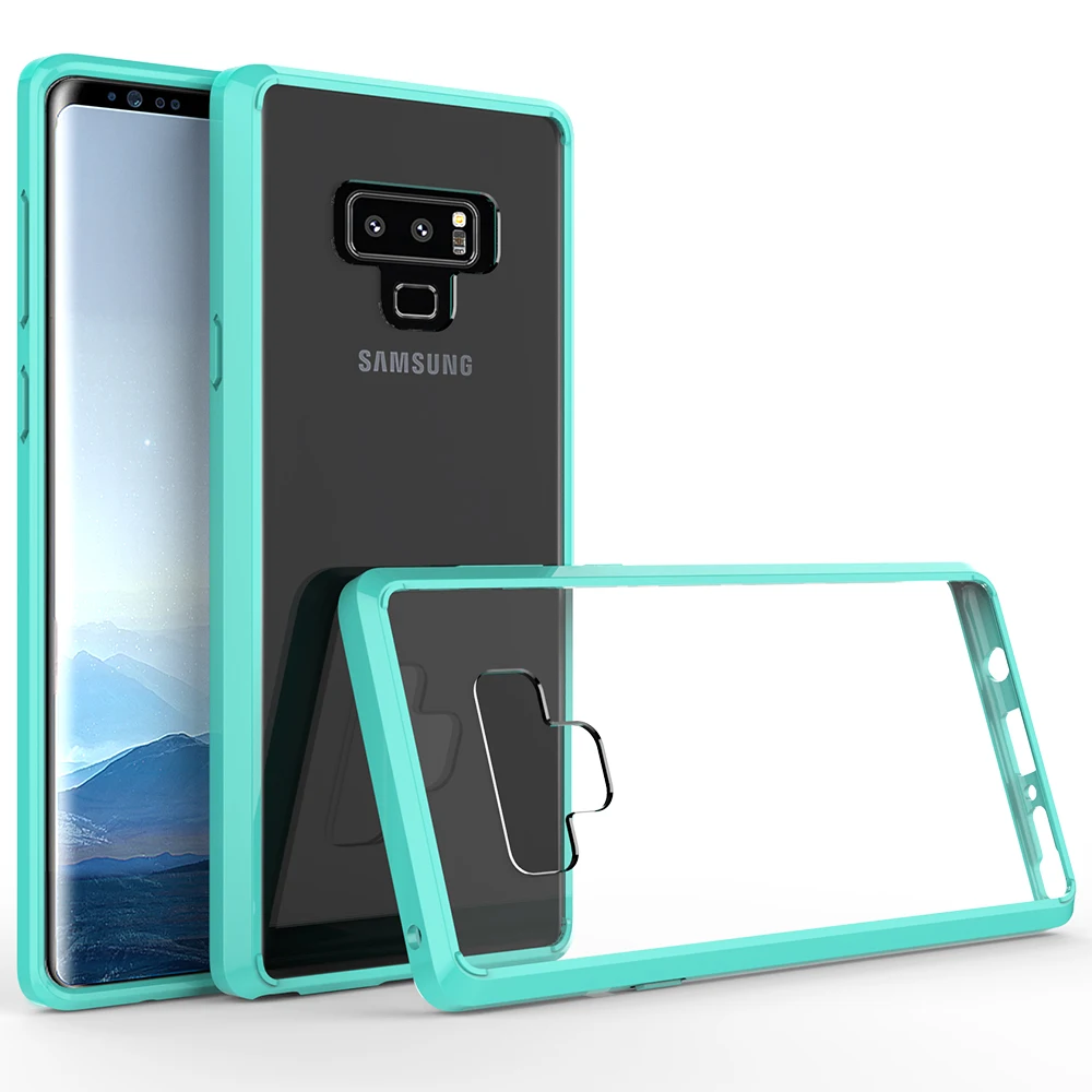 Acrylic And Soft Tpu Edge Protective Case For Samsung Note 9 Phone ...