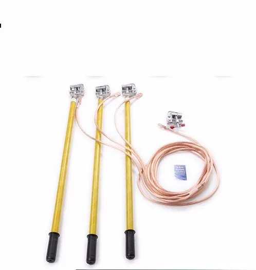 Earth Temporary Rod Hv Earthing Equipment 4-way Grounding Set - Buy ...