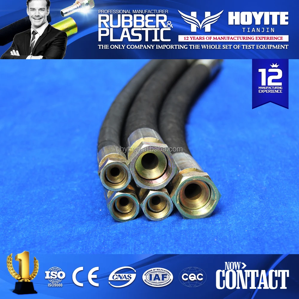 Sae100r1at Braid Rubber Hose /china Manufacturing Hydraulic Flexible ...
