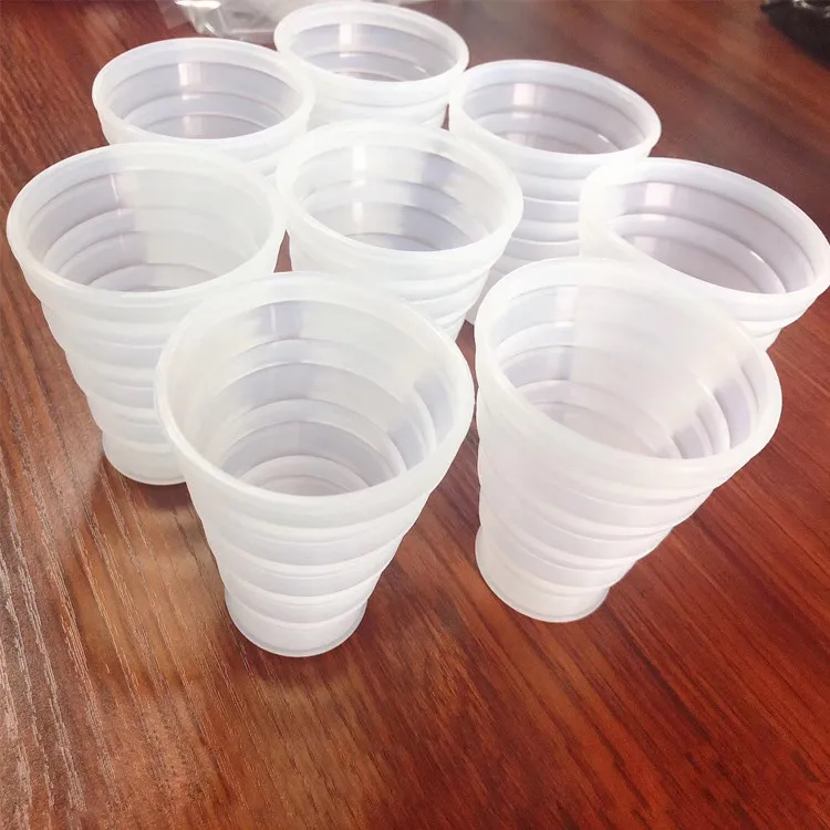 Hospital Use Silicone Collapsible Measuring Test Specimen Cup Container ...