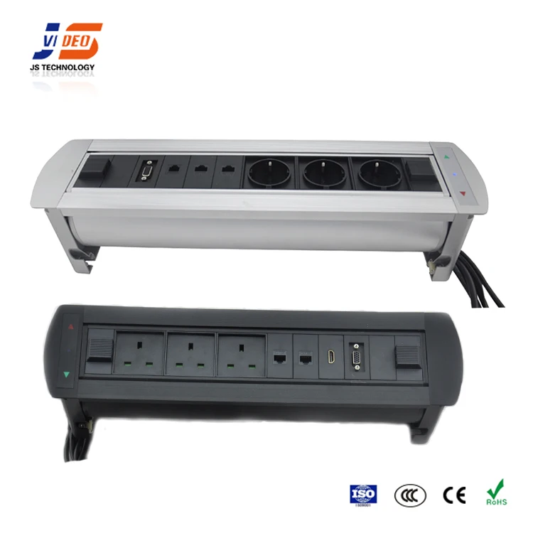 Js mf Motorizado Flip Tabla Mount Socket Outlet Buy Mesa Toma Product